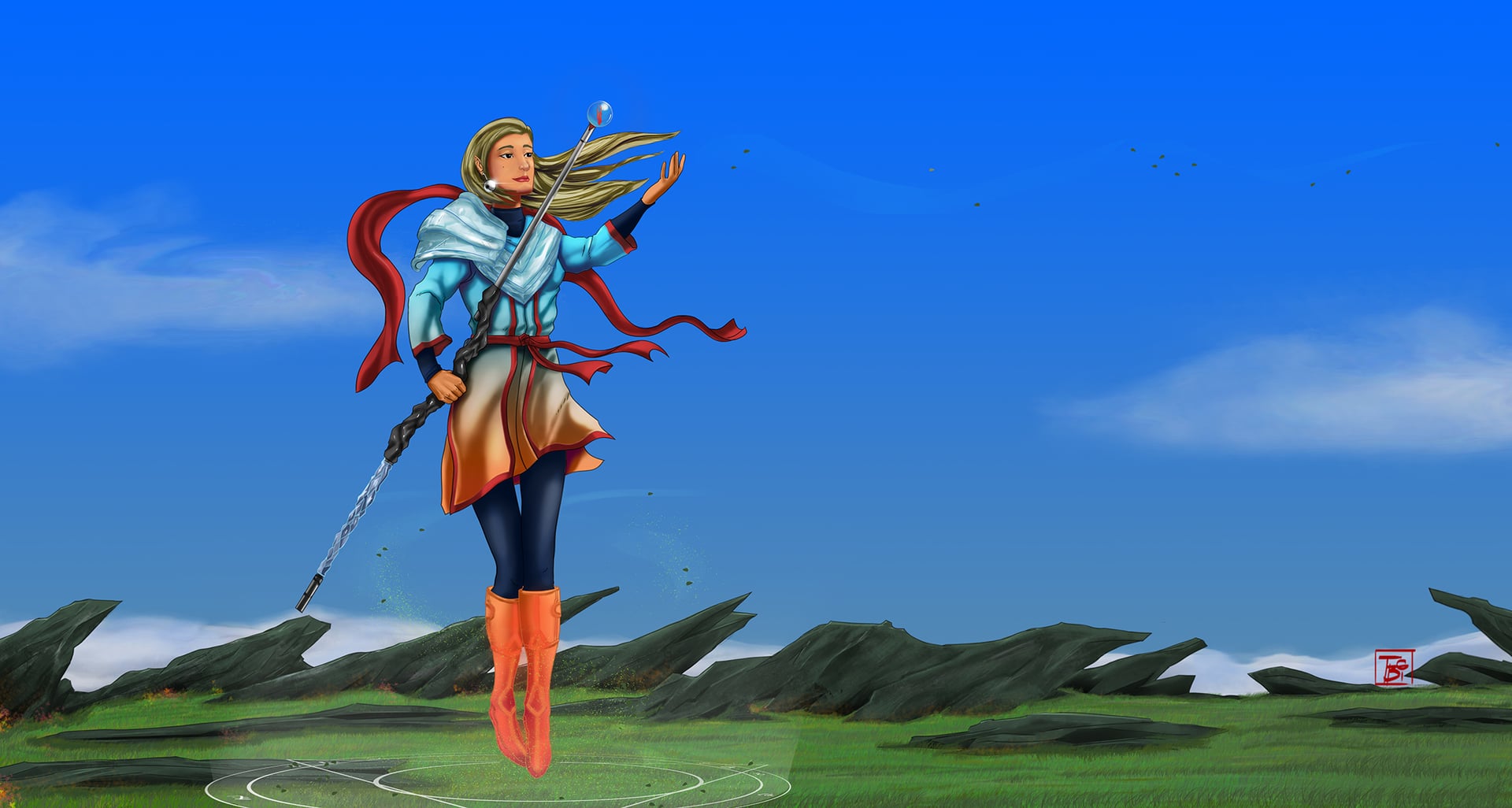 Participation de Tsubi, Challenge #15 - Digital Painting .School