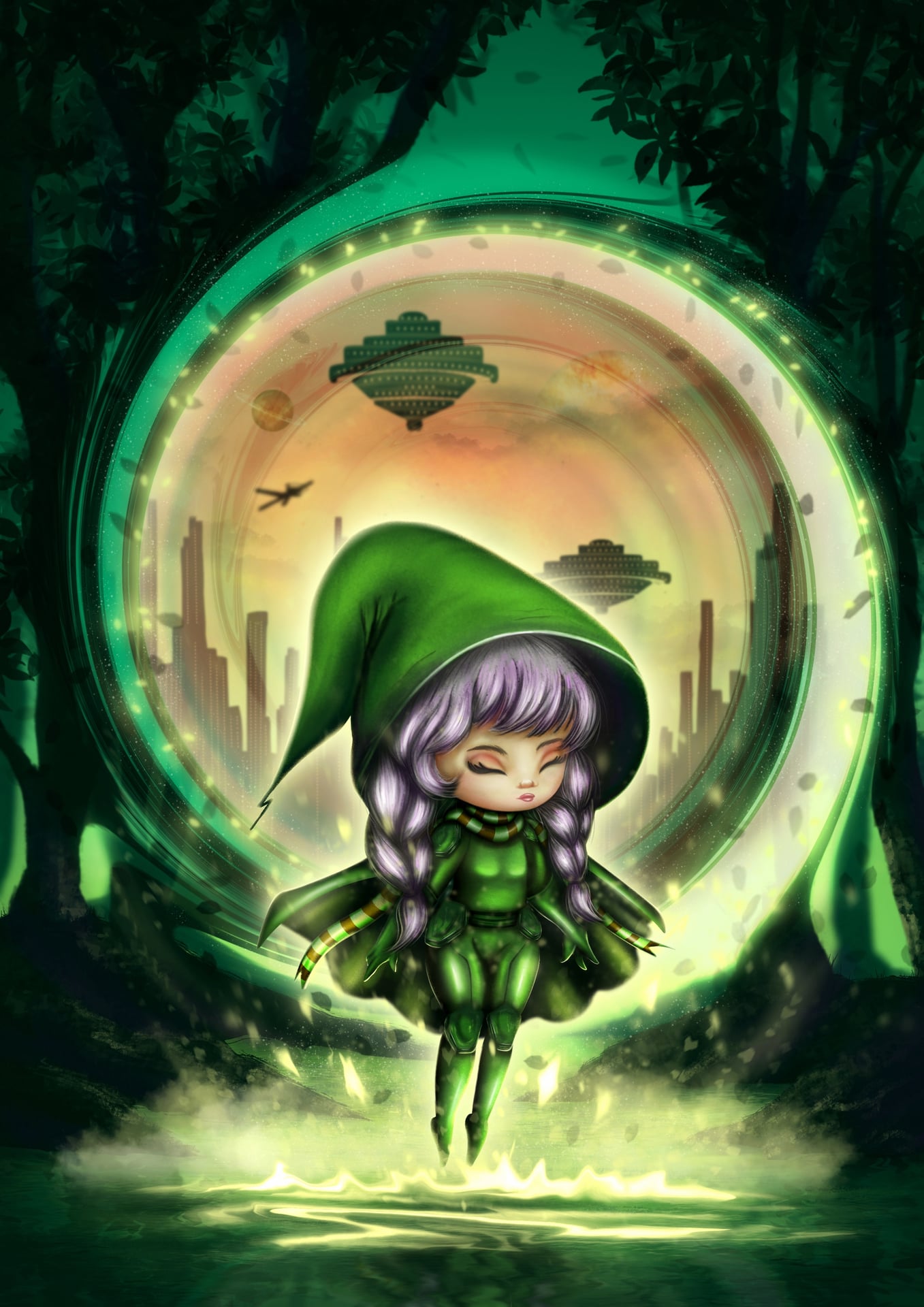 Participation de Agapi_Ayko, Challenge #17 - Digital Painting .School