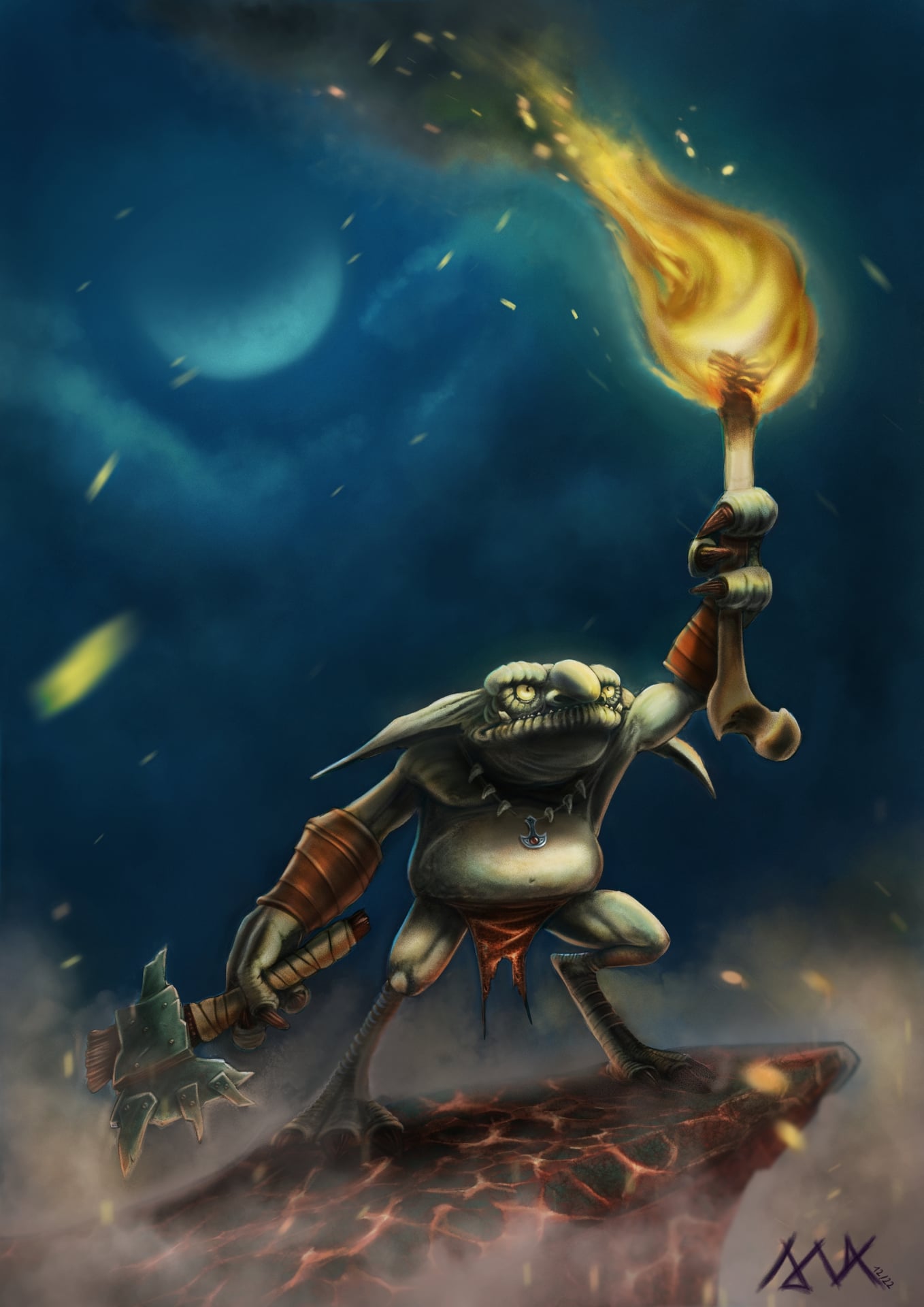 Participation de SKARR, Challenge #15 - Digital Painting .School