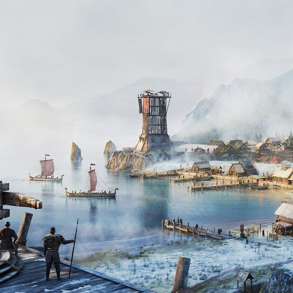Port Viking - SoZen - Digital Painting .School