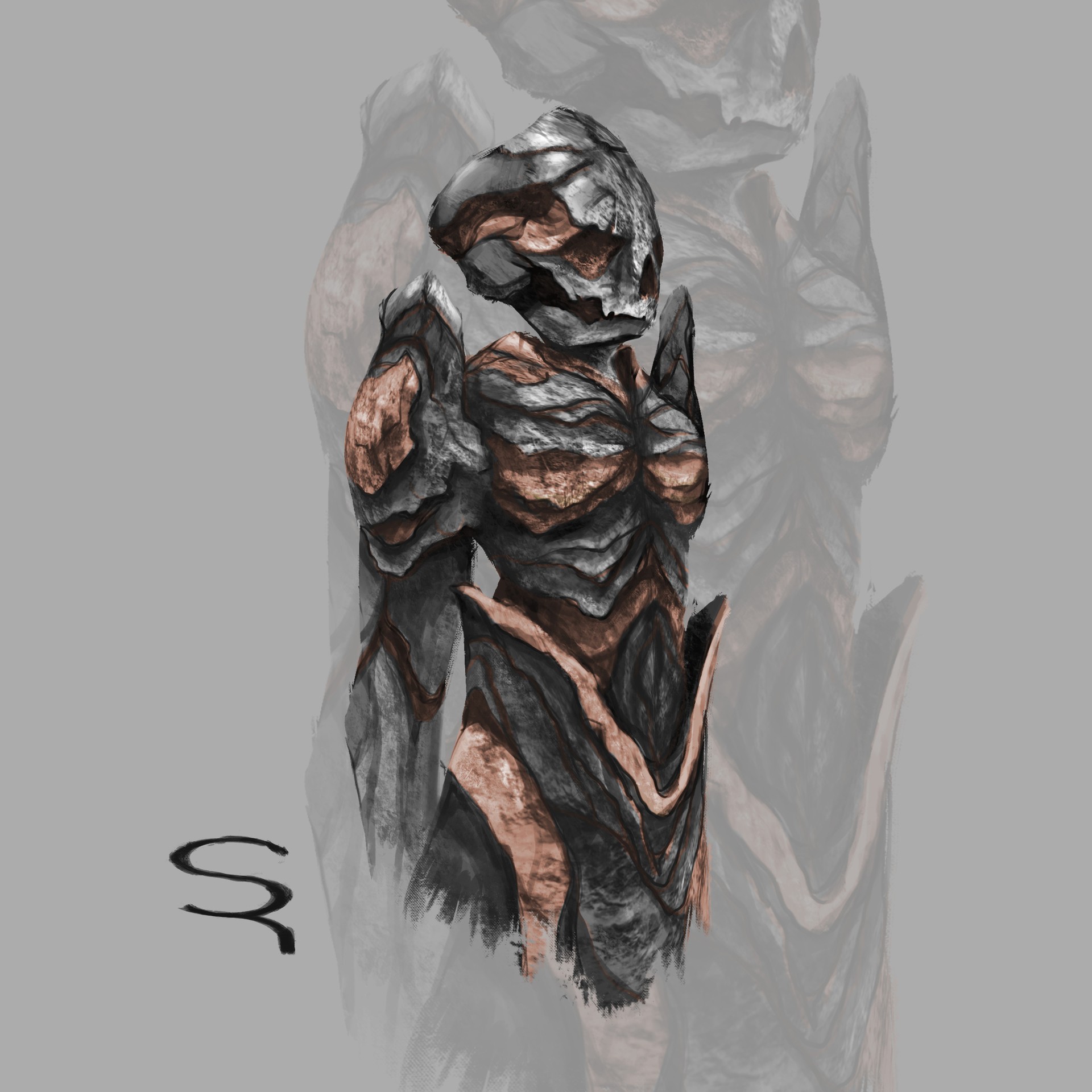 chara design 5 v2 - Saeros - Digital Painting .School