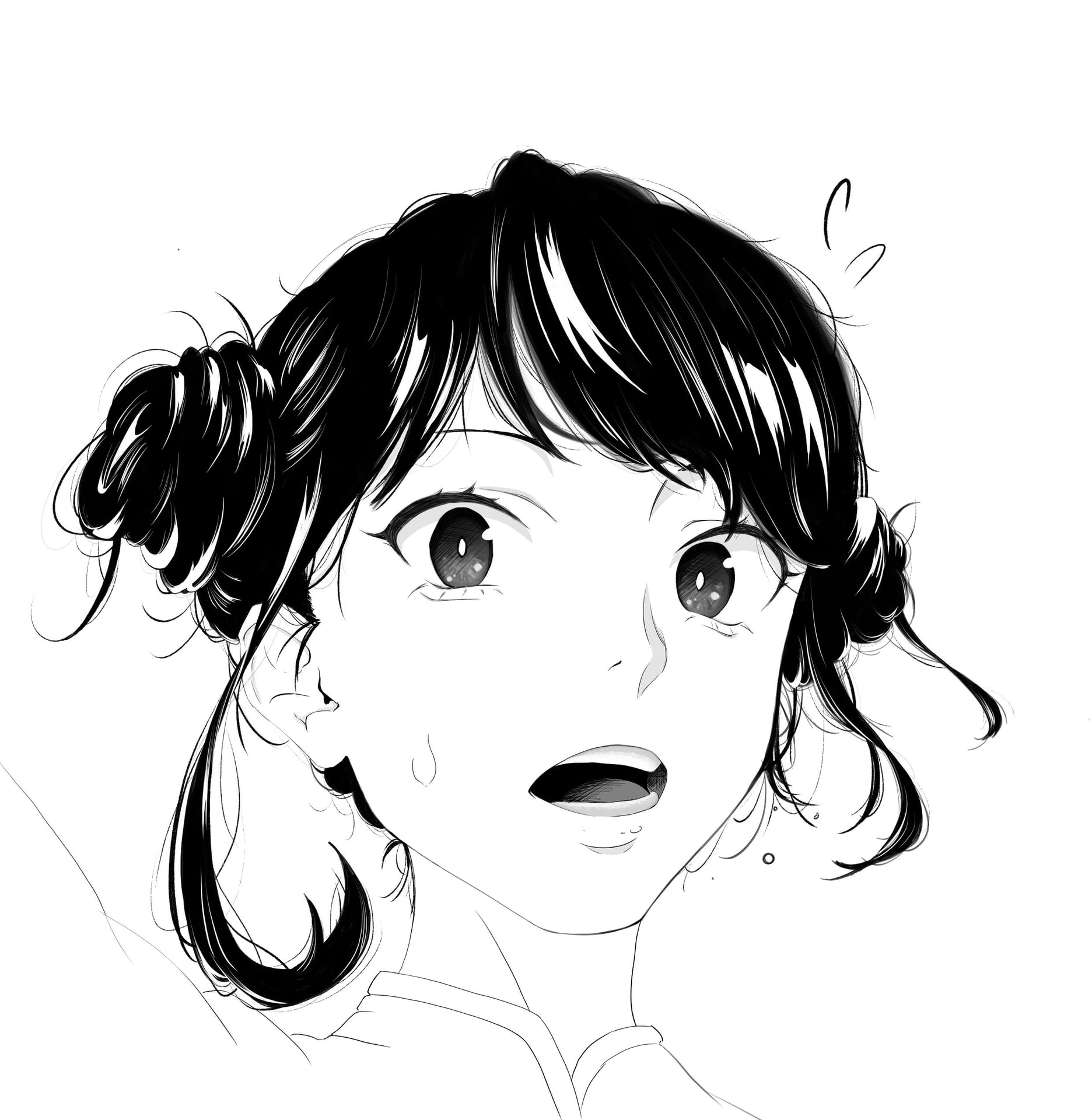 Premier essai - lucy_sneideiria - Digital Painting .School