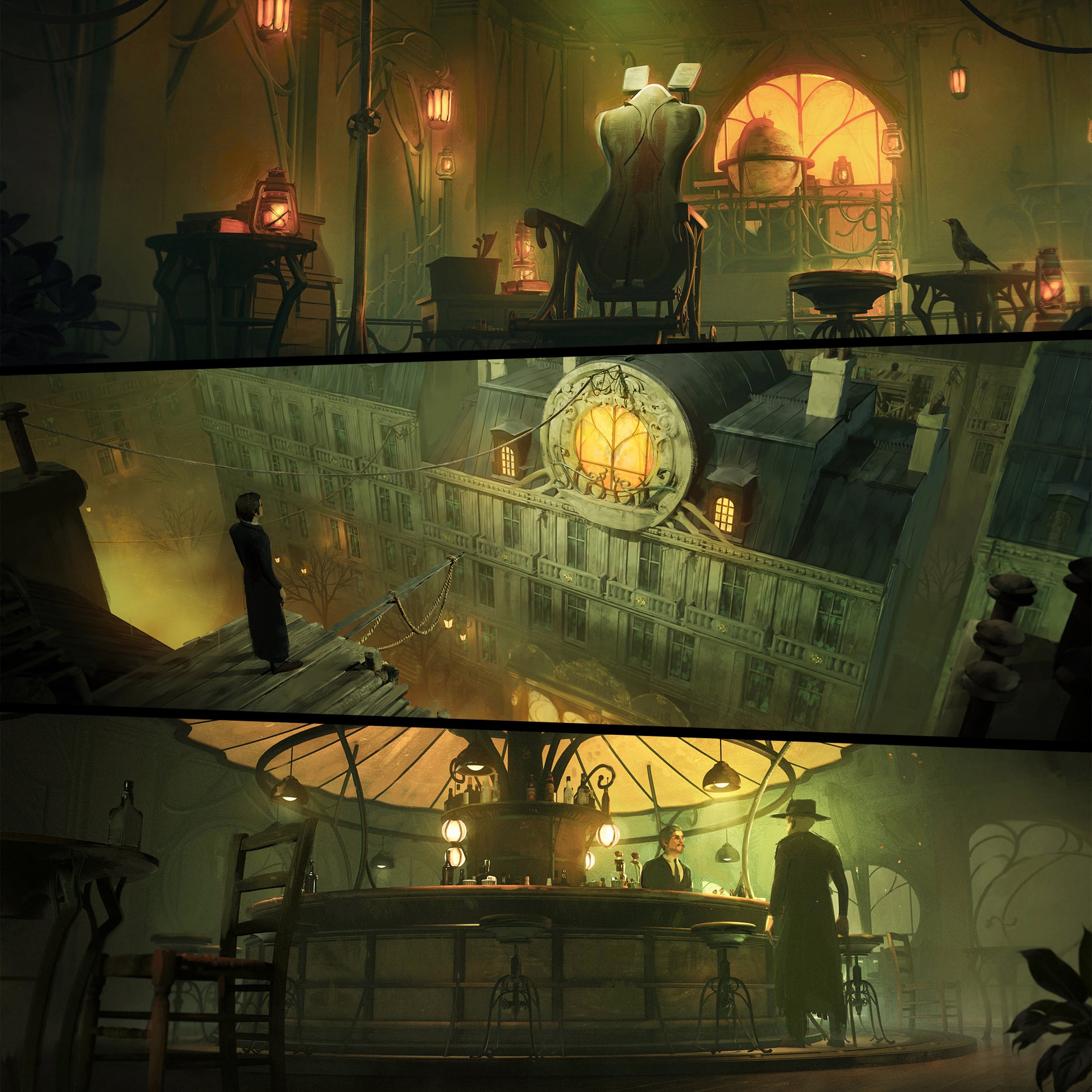 Fantômas - Concept Art - Rayan Schuller - Digital Painting .School