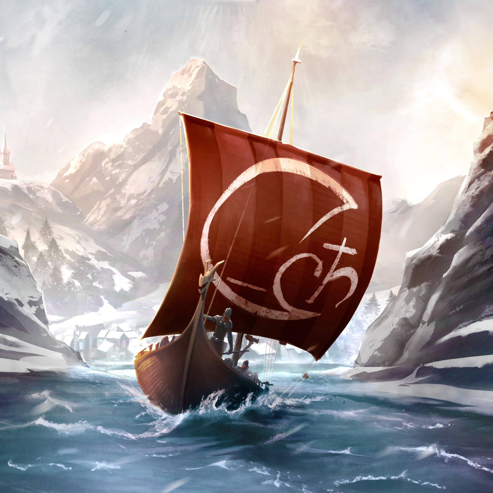 Viking - William Aubert - Digital Painting .School