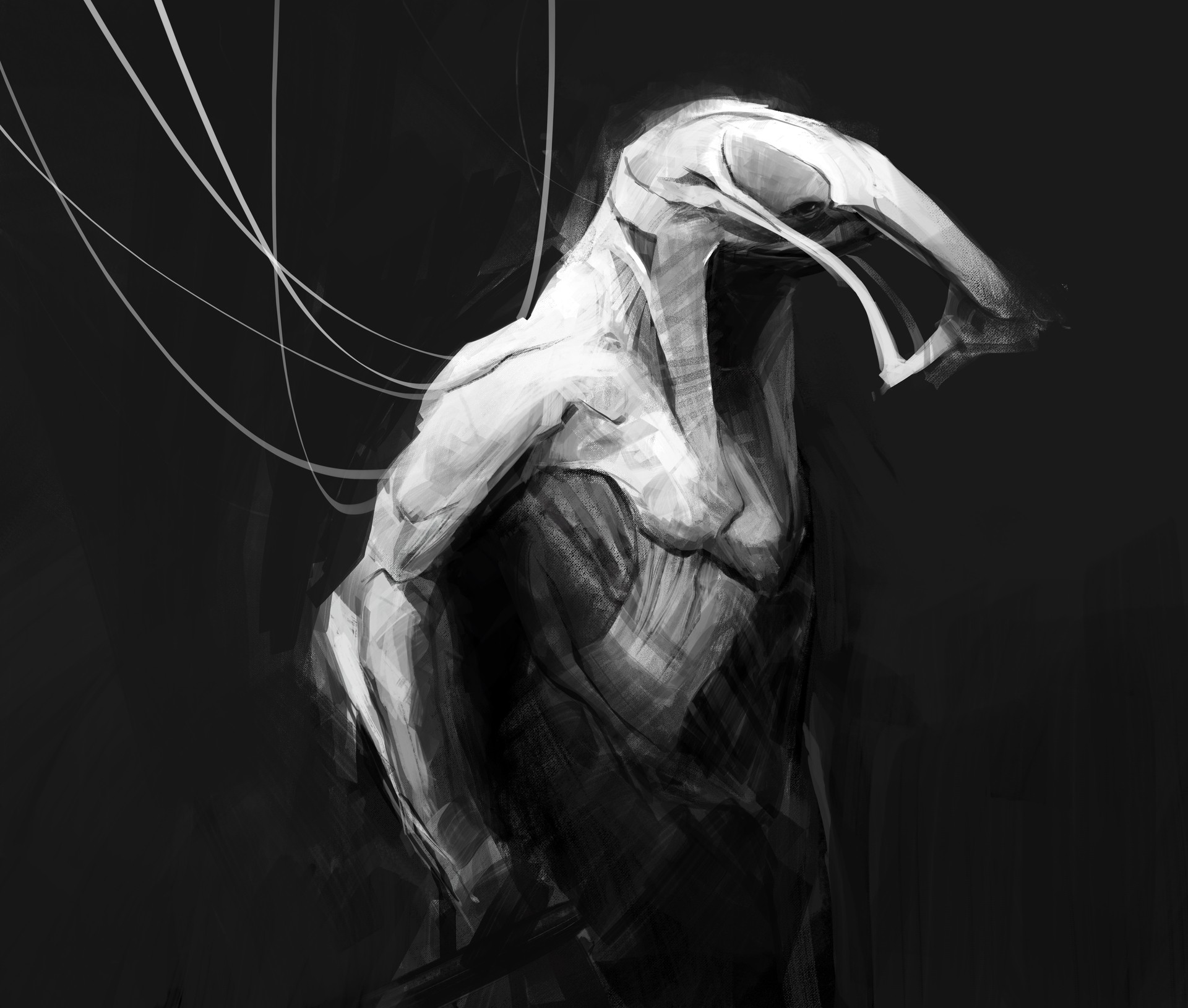 Random_Monster - Lionel Art - Digital Painting .School