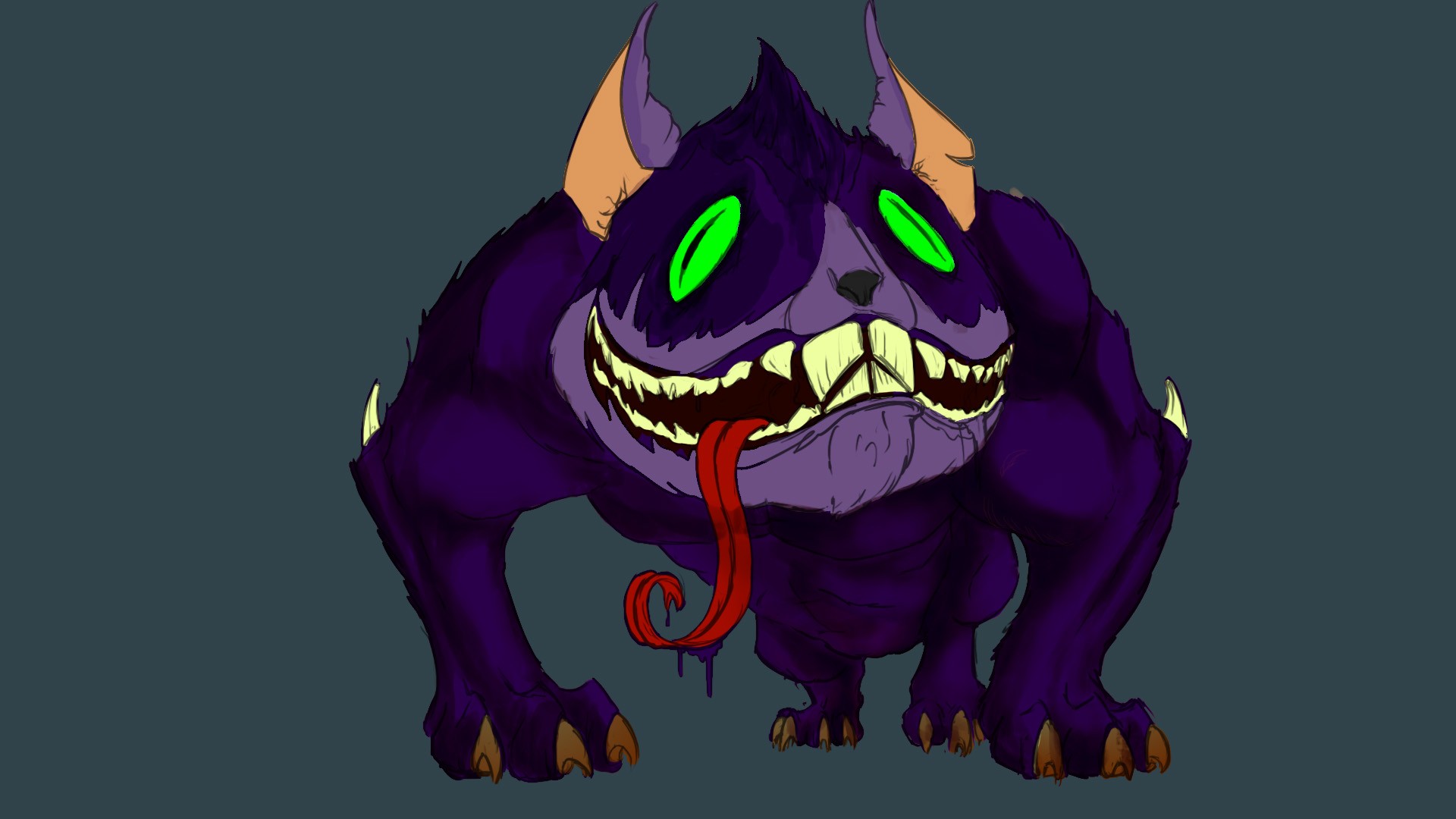 Rat-bull - MadaraIndica - Digital Painting .School