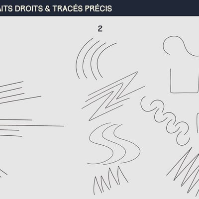 Exercice 1-2-1 - Traits droits et courbes précises - lise-line ...