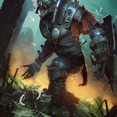 Werewolf - Toto - Digital Painting .School