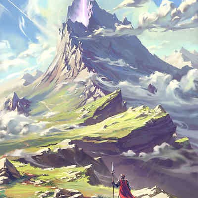 The Journey - Asur Misoa - Digital Painting .School