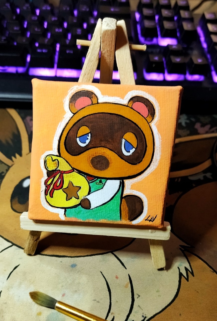 Tom Nook - Pika - Digital Painting .School