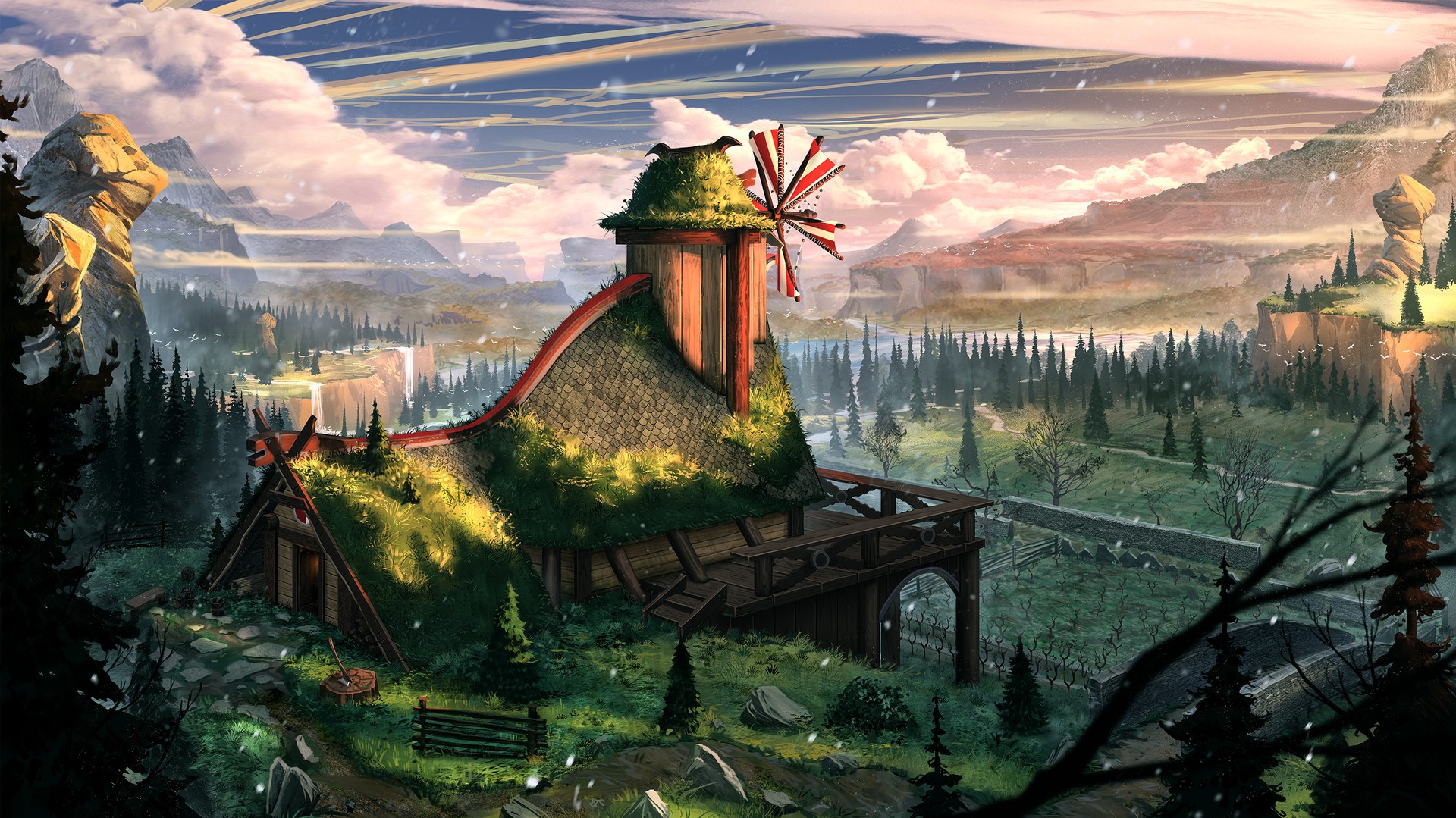 Viking_Windmill_Concept_Art_Exterior2_small - adrienG - Digital ...