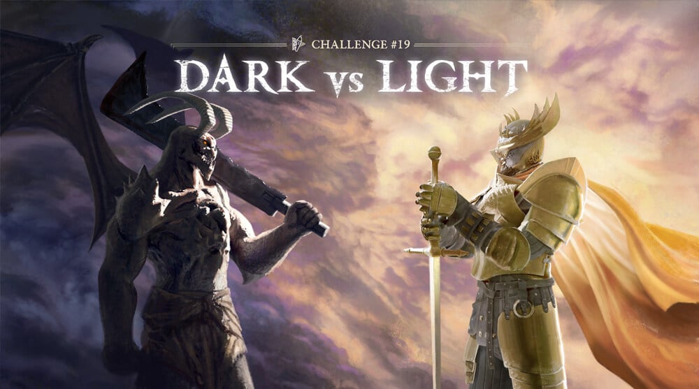 Challenge #19 - Dark VS Light - Digitalpainting.School