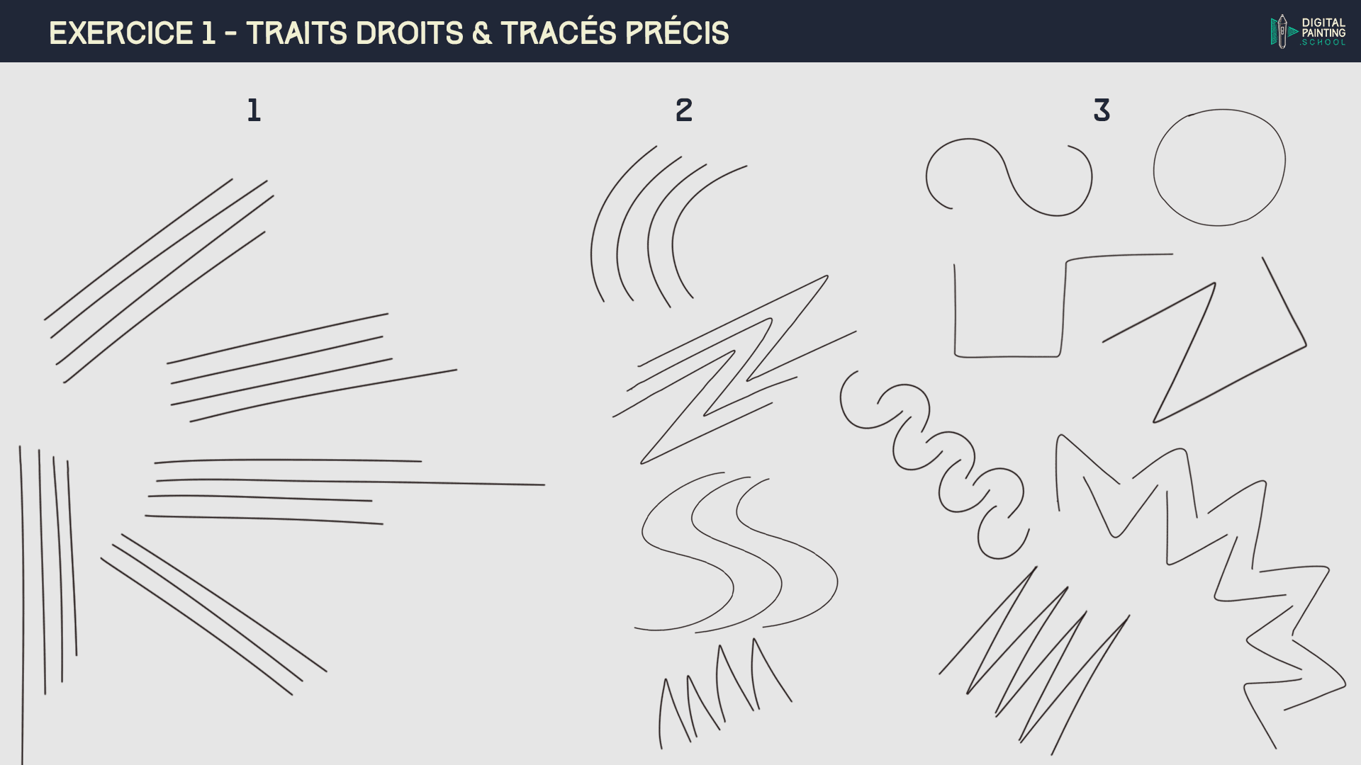 Exercice 1-2-1 - Traits droits et courbes précises - lise-line ...