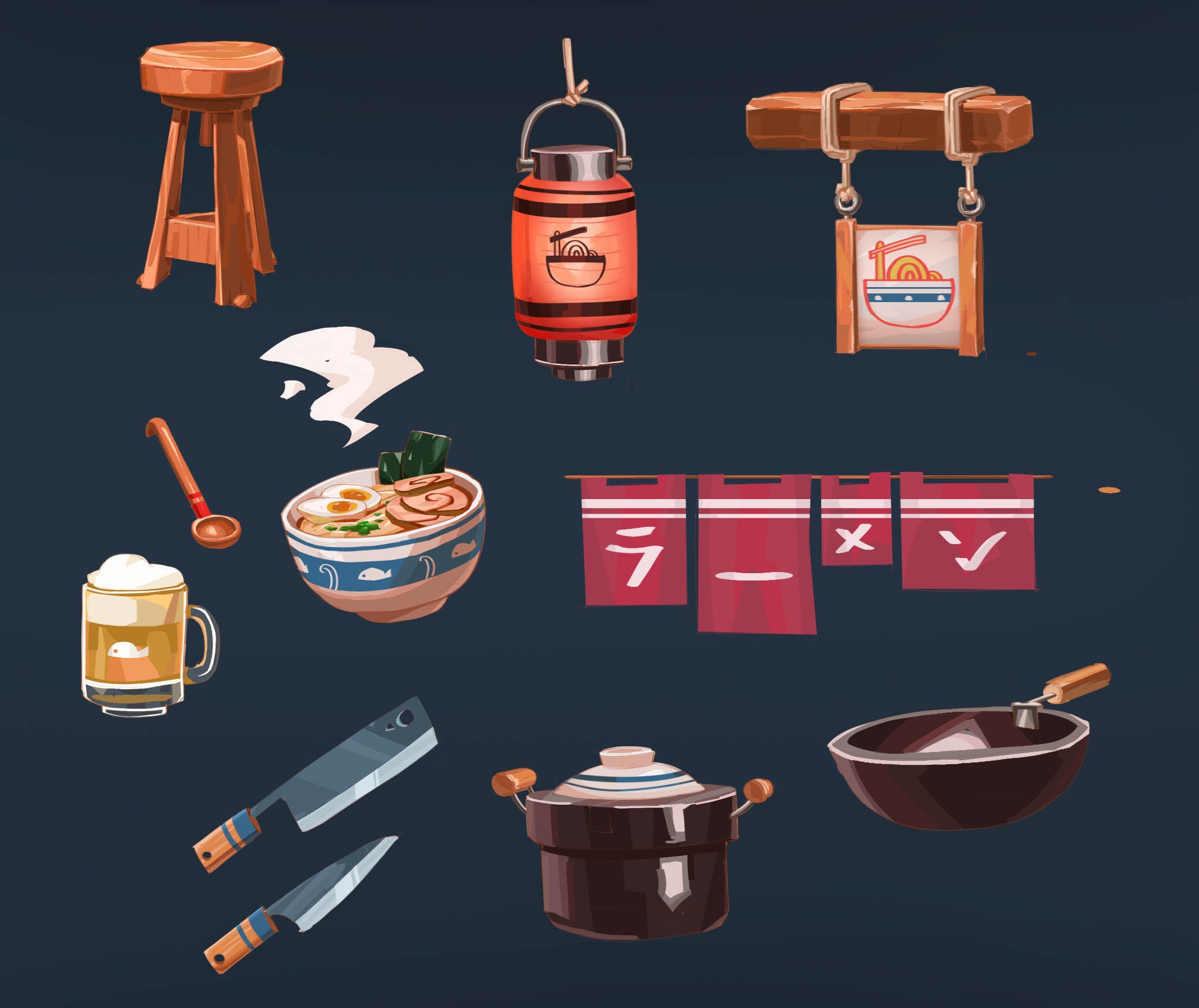 Ramen Bar Acrimus Digital Painting School Ramen Bar Acrimus Digital Painting School